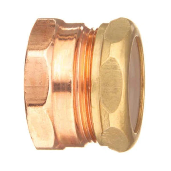 Solder Female Trap Adapter, 1-1/4, Fitting x Slip Joint, Wrot Copper,